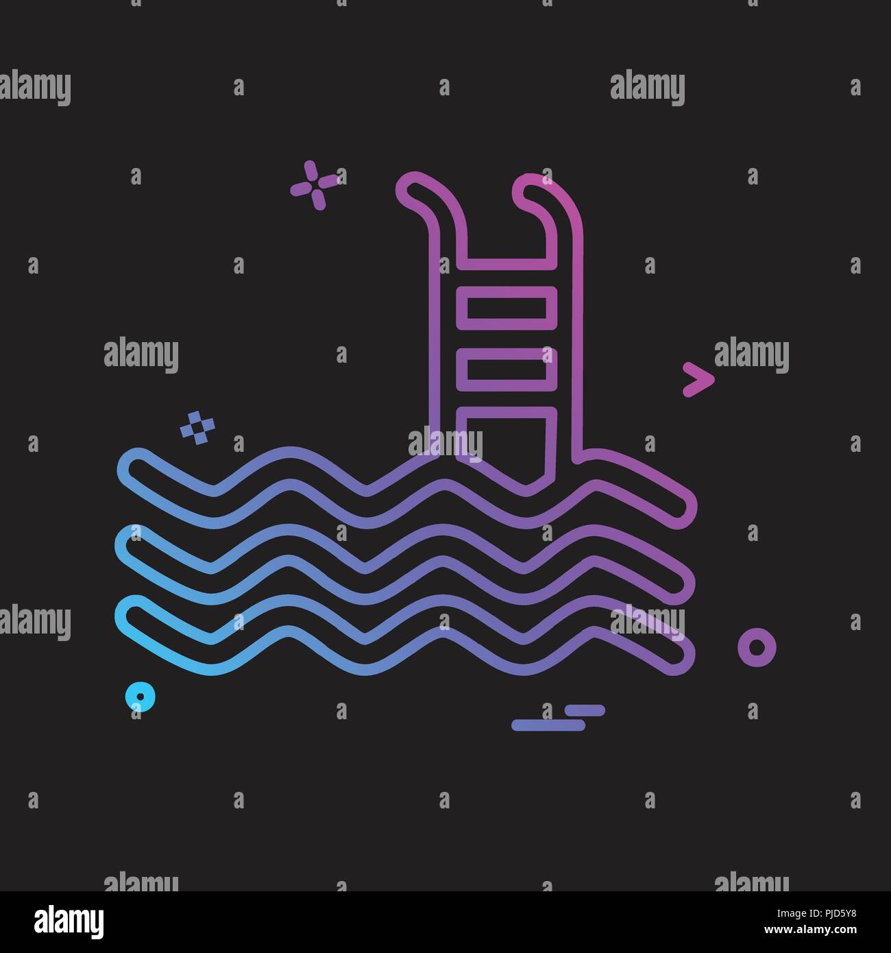 Swimming icon design vector Stock Vector Image & Art - Alamy