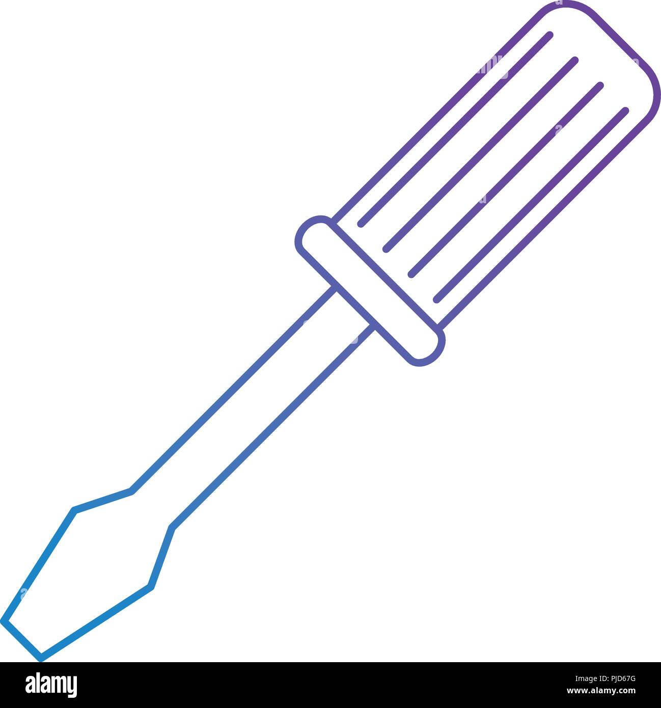 Flat Head Screwdriver Clipart
