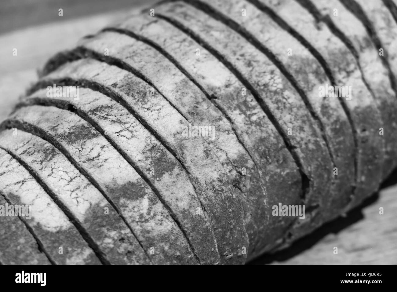 Texture of bread Black and White Stock Photos & Images - Alamy