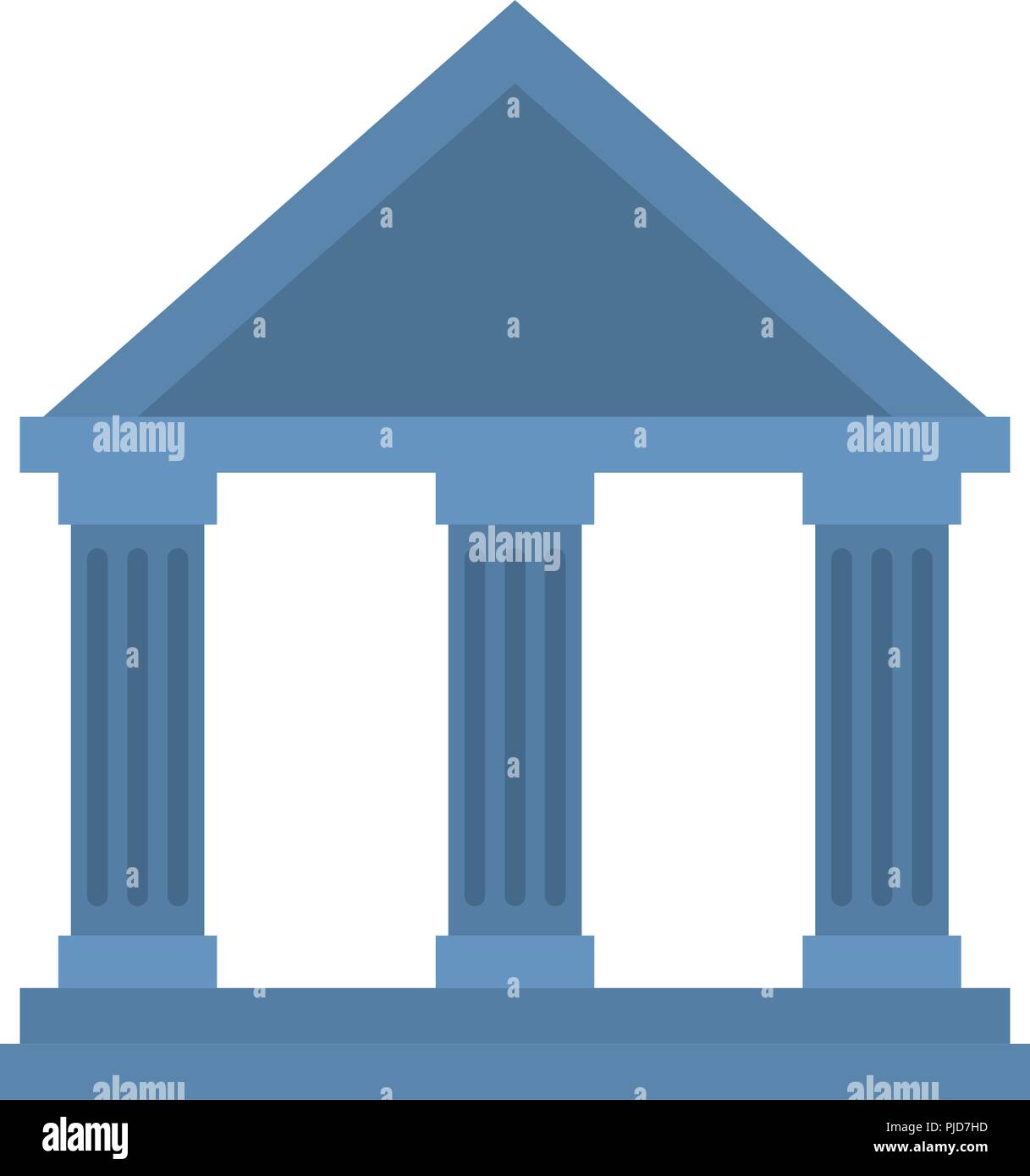 Roman building front Stock Vector Images - Alamy