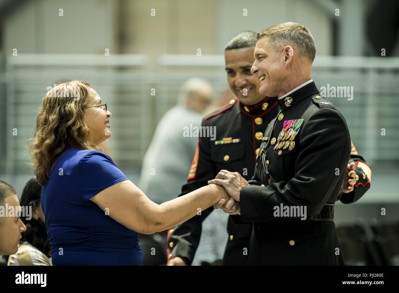 U.S. Marine Corps Col. Russell A. Blauw deputy branch head, Aviation ...