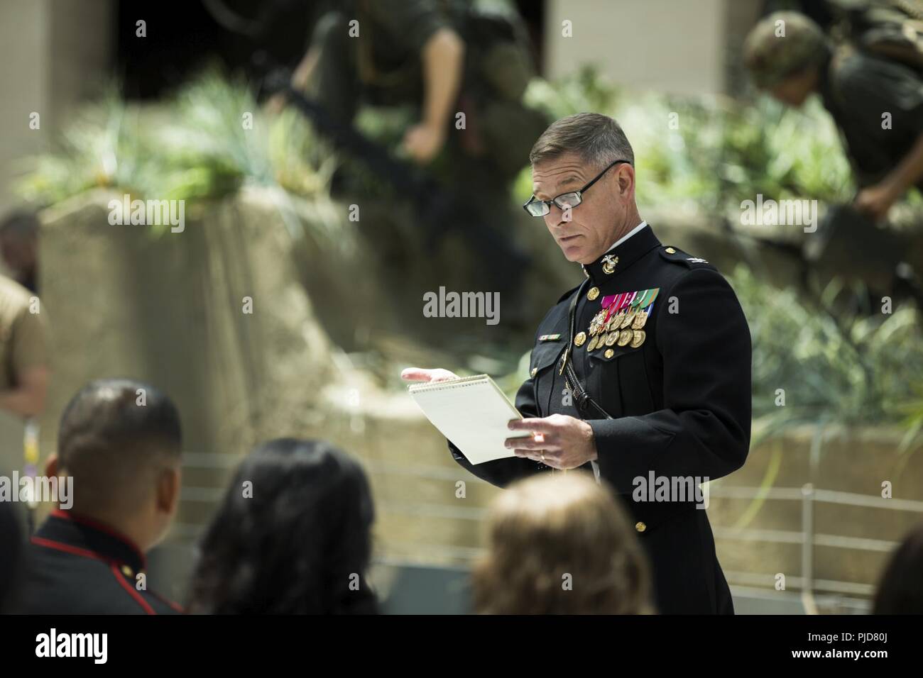 U.S. Marine Corps Col. Russell A. Blauw deputy branch head, Aviation ...