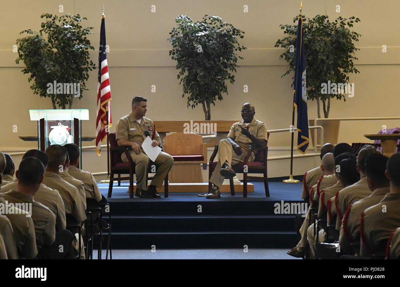 Naval recruit training command great lakes hi-res stock photography and ...