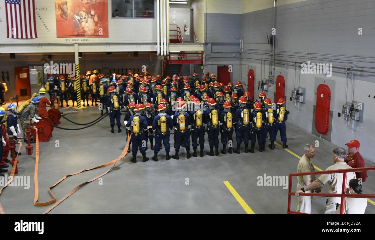 Naval recruit training command great lakes hi-res stock photography and ...