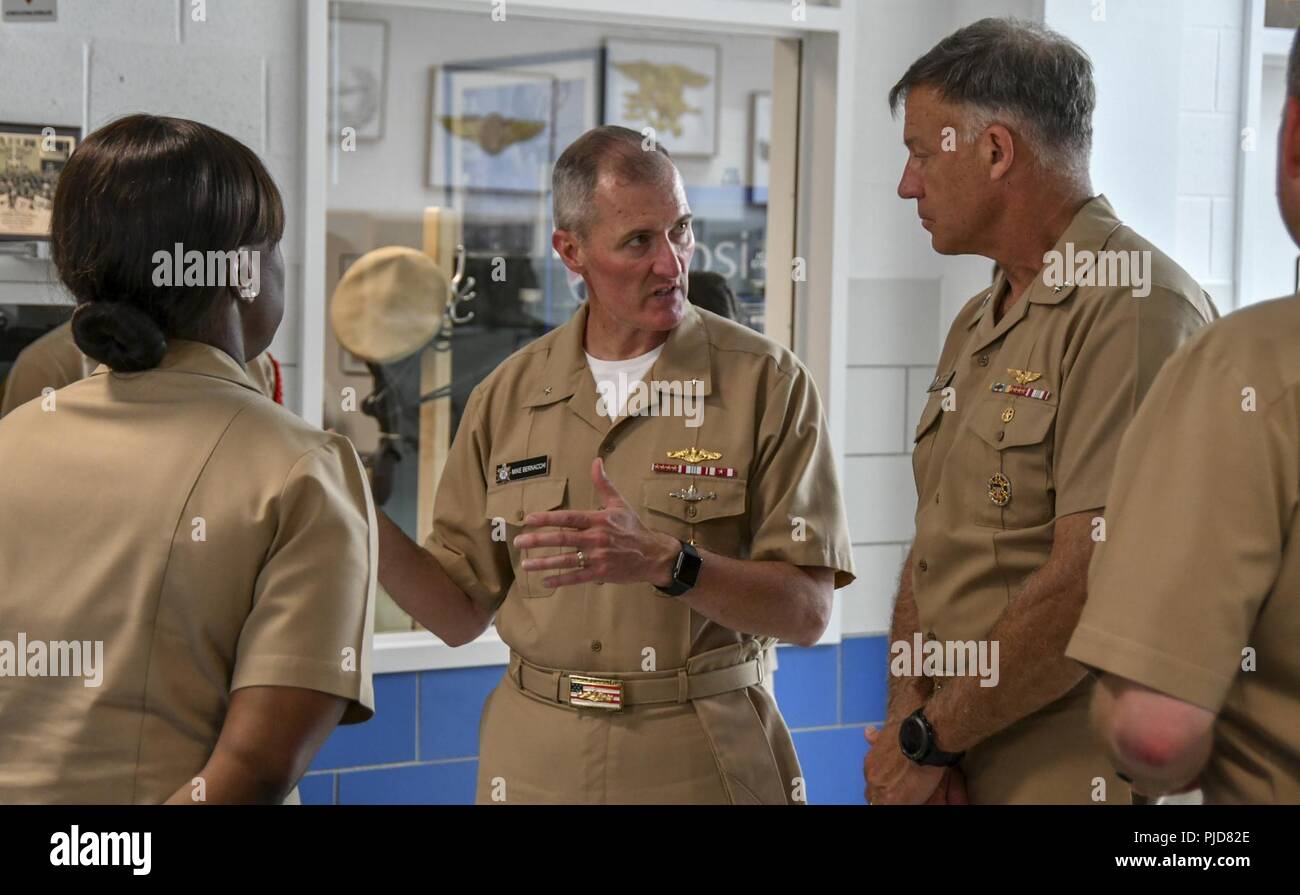 GREAT LAKES, Ill. (July 12, 2018) Rear Adm. Sean Buck, commander of U.S ...