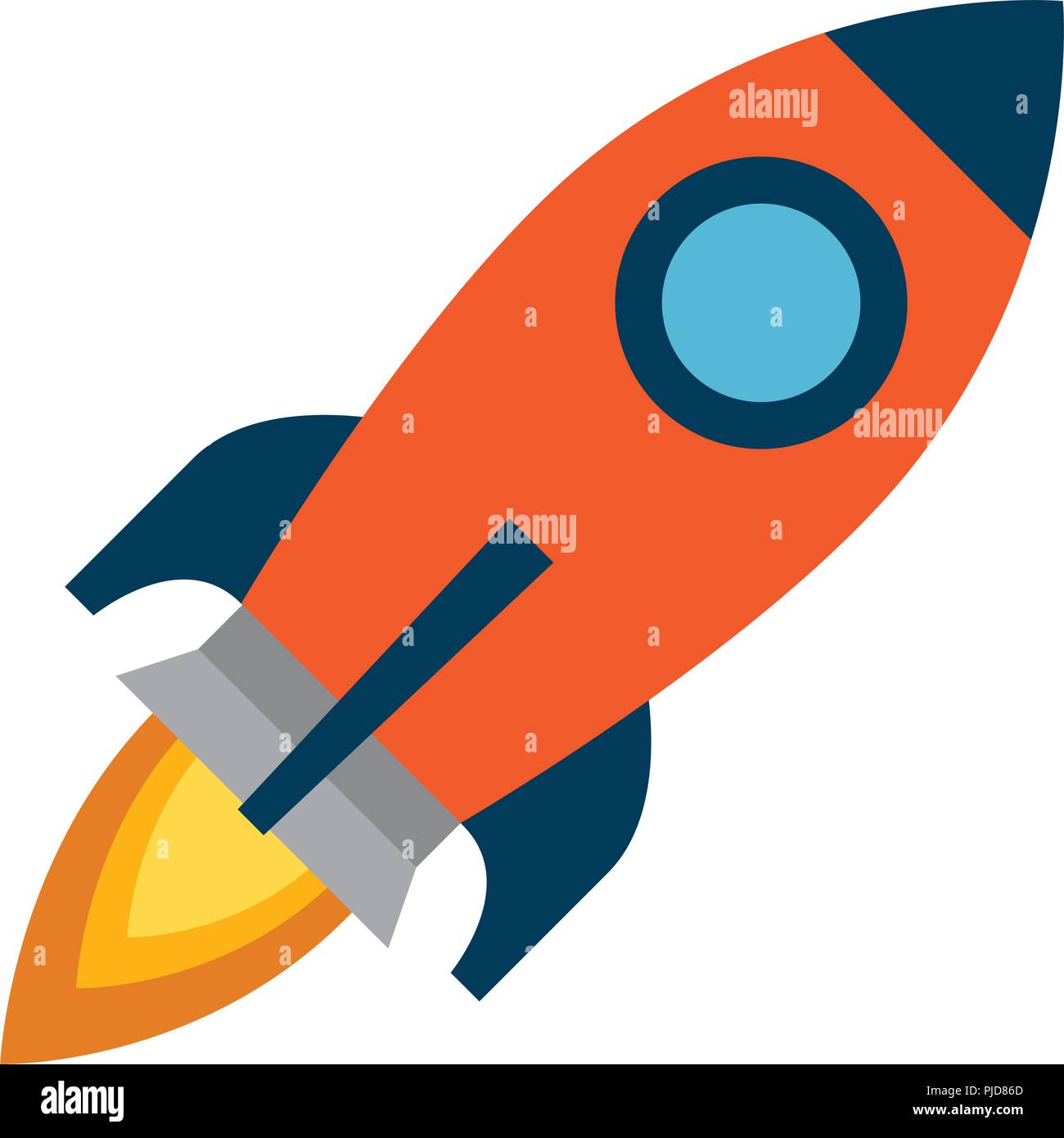 rocket start up icon Stock Vector Image & Art - Alamy