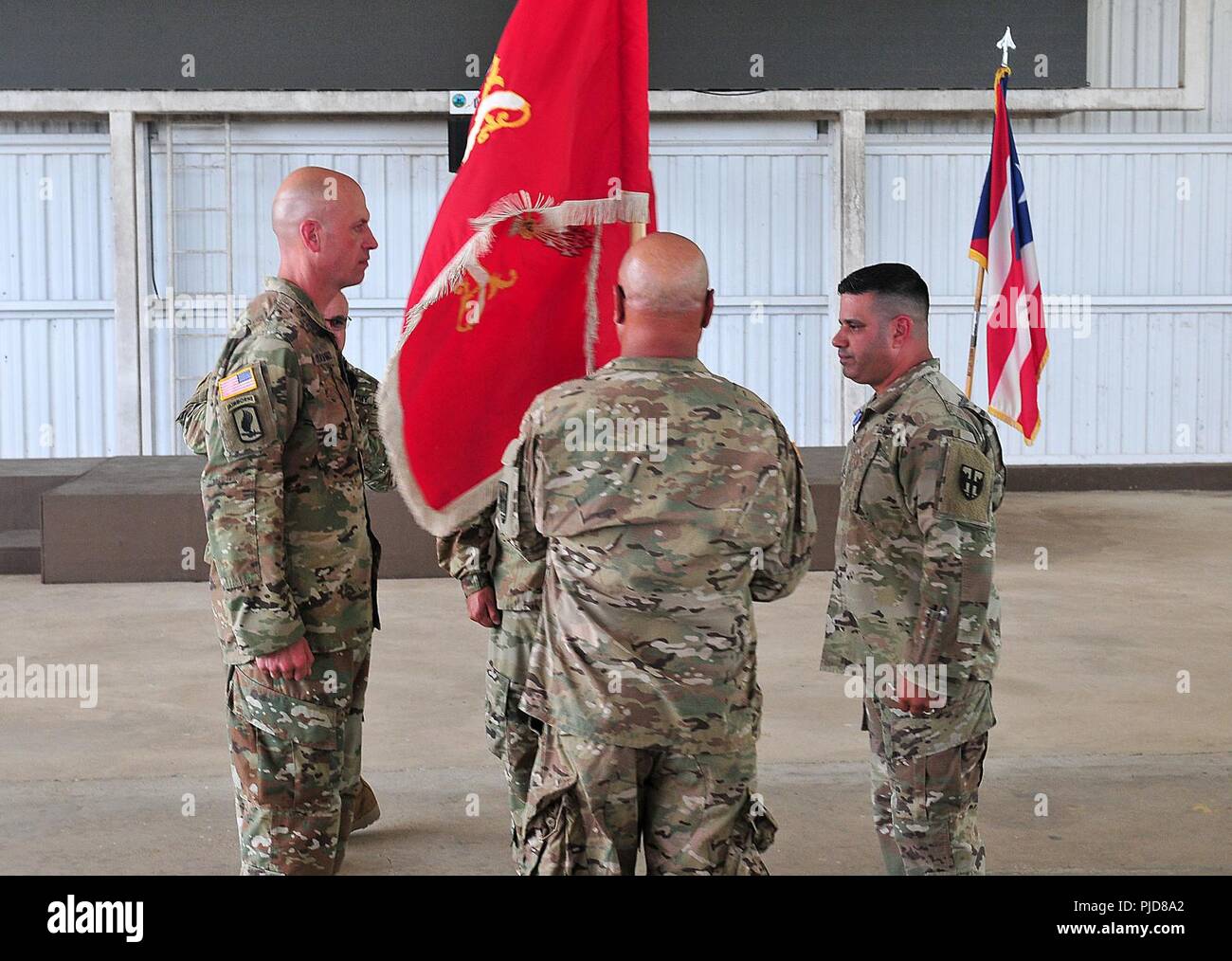 The 101st Troop Command, 130th Engineer Battalion celebrated a Change ...