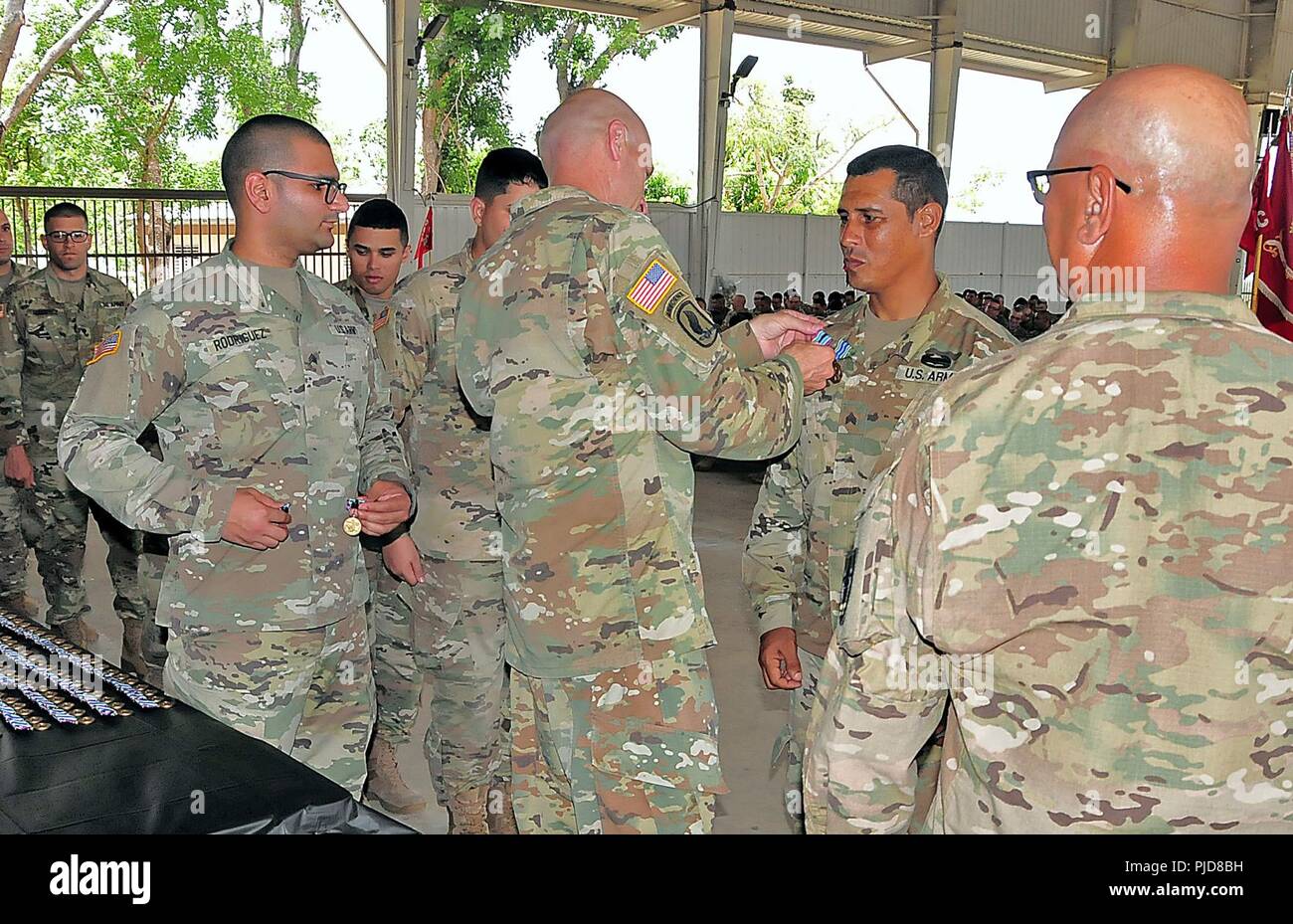 The 101st Troop Command, 130th Engineer Battalion celebrated a Change ...