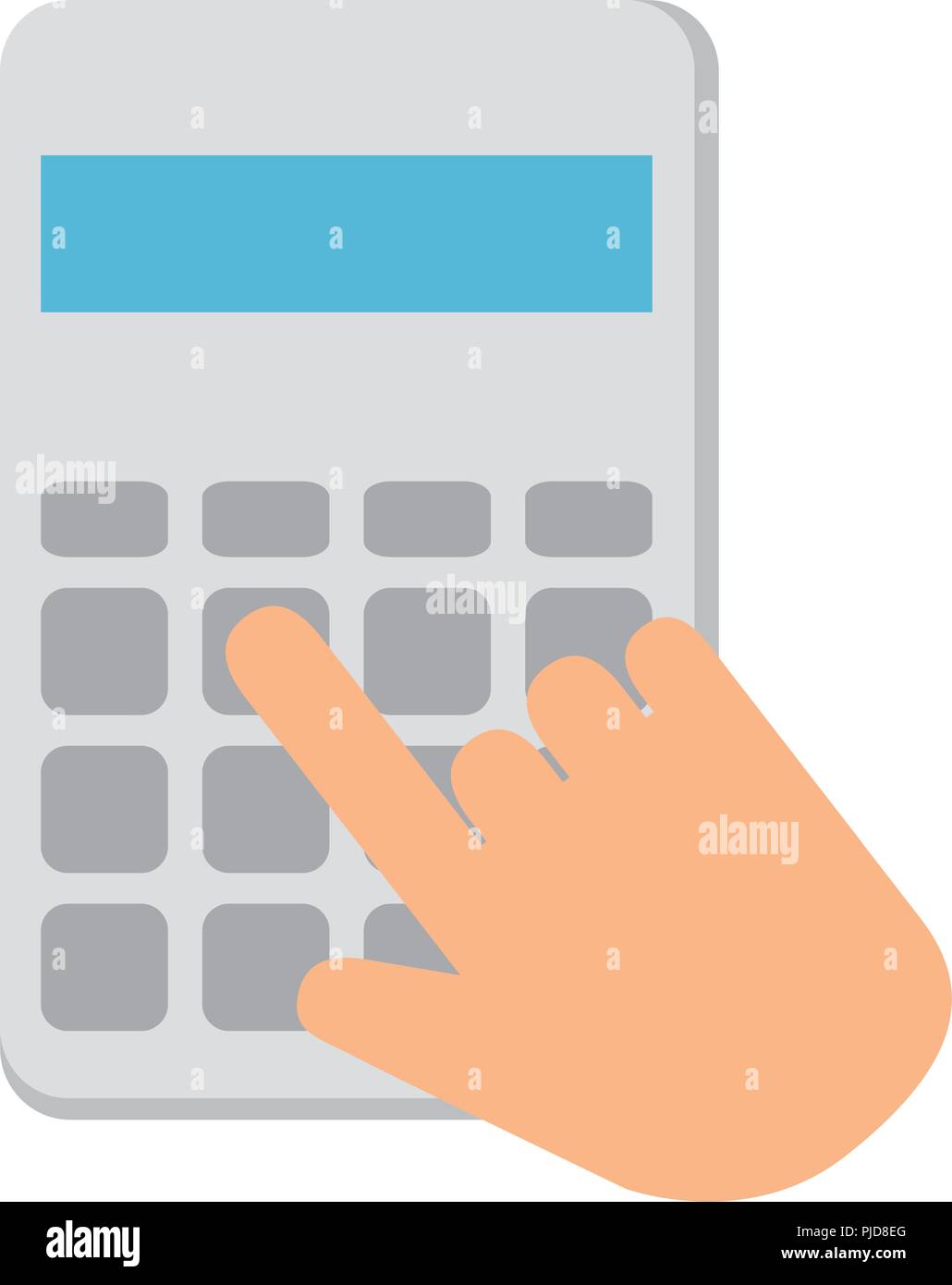 Calculation business hands design Stock Vector Images - Alamy