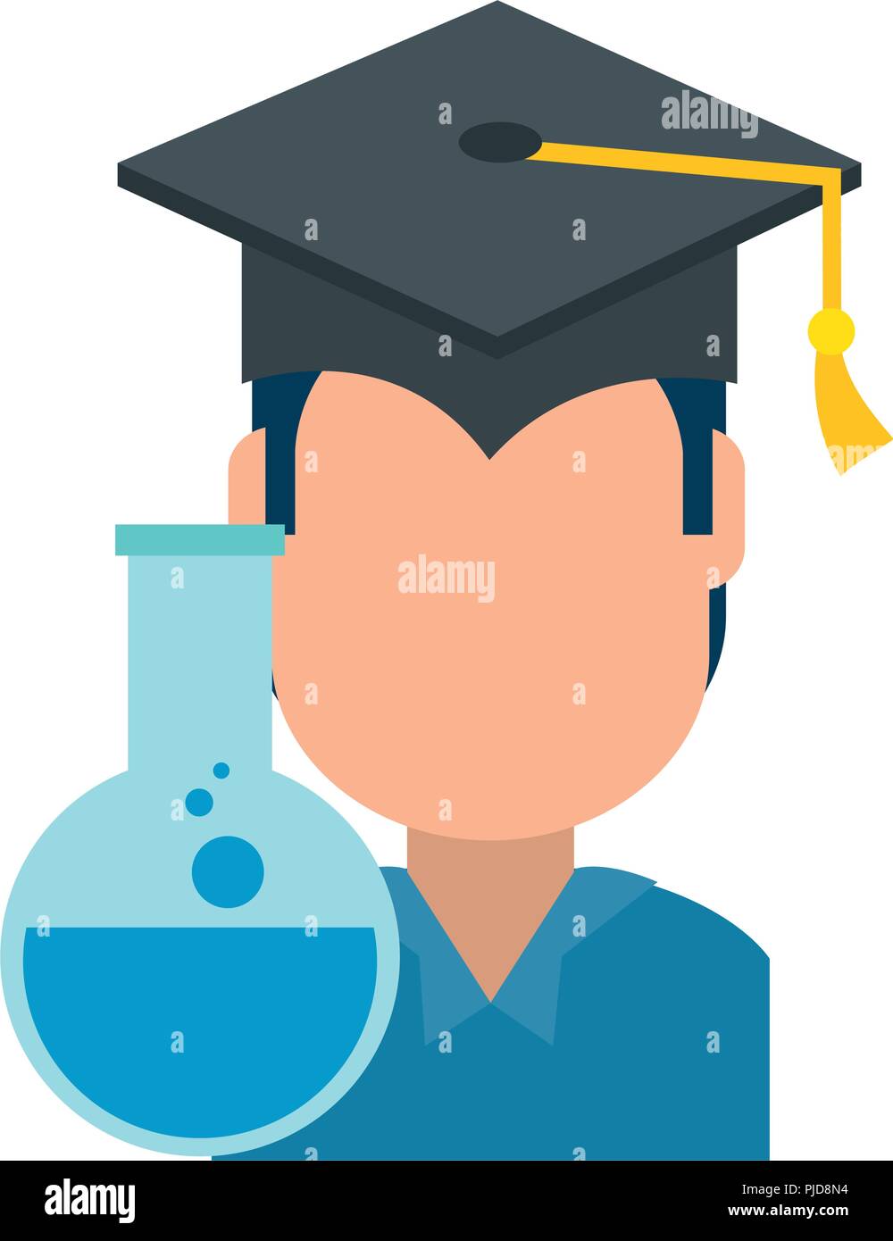 student graduated with tube test Stock Vector Image & Art - Alamy