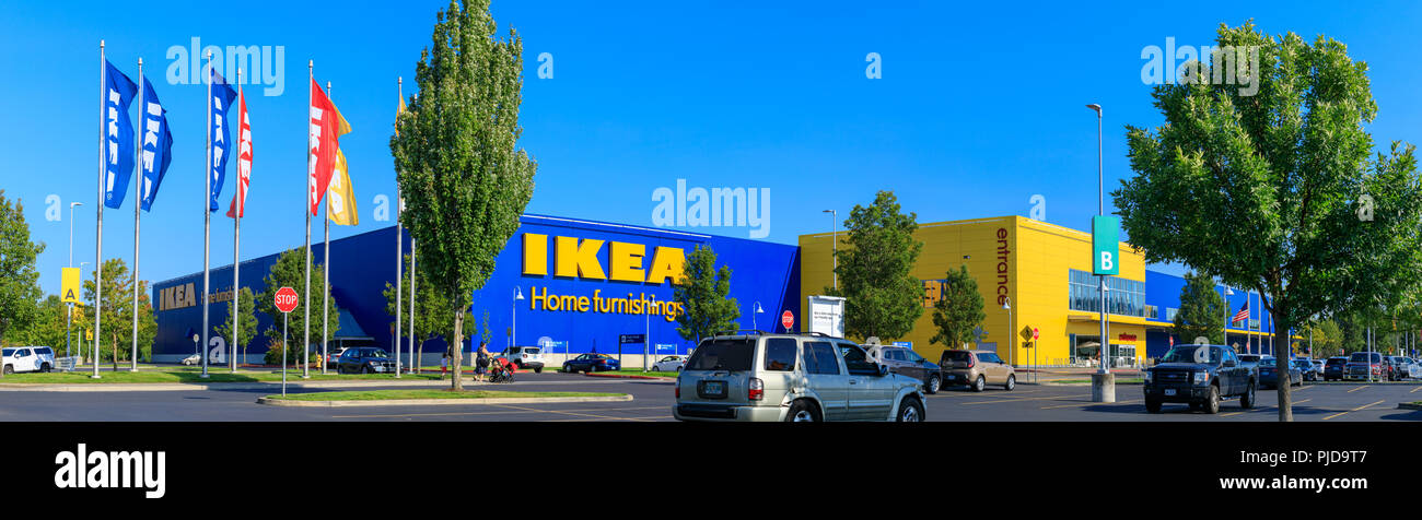 Portland, Oregon - Aug 29, 2018 : IKEA Home Furnishings Store. Located ...