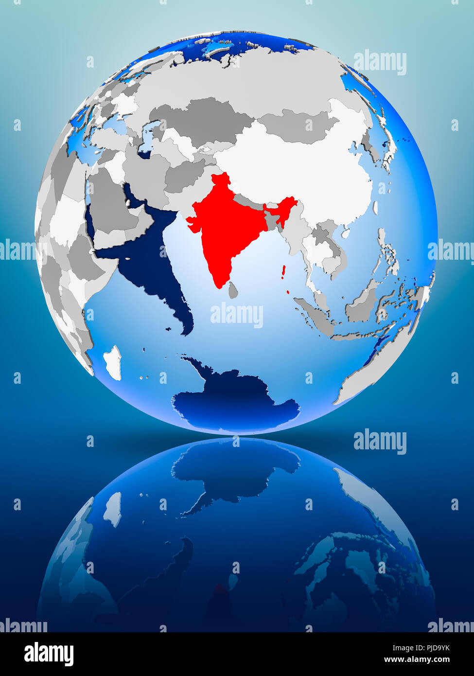 Political map of india hi-res stock photography and images - Alamy