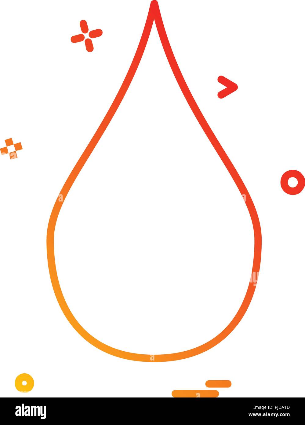 Drop icon design vector Stock Vector Image & Art - Alamy