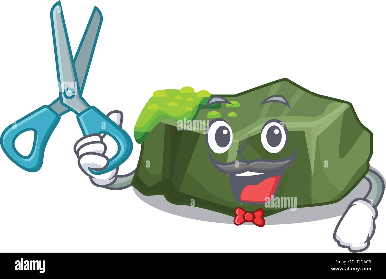 Barber cartoon green rock sample of high grade Stock Vector Image & Art ...