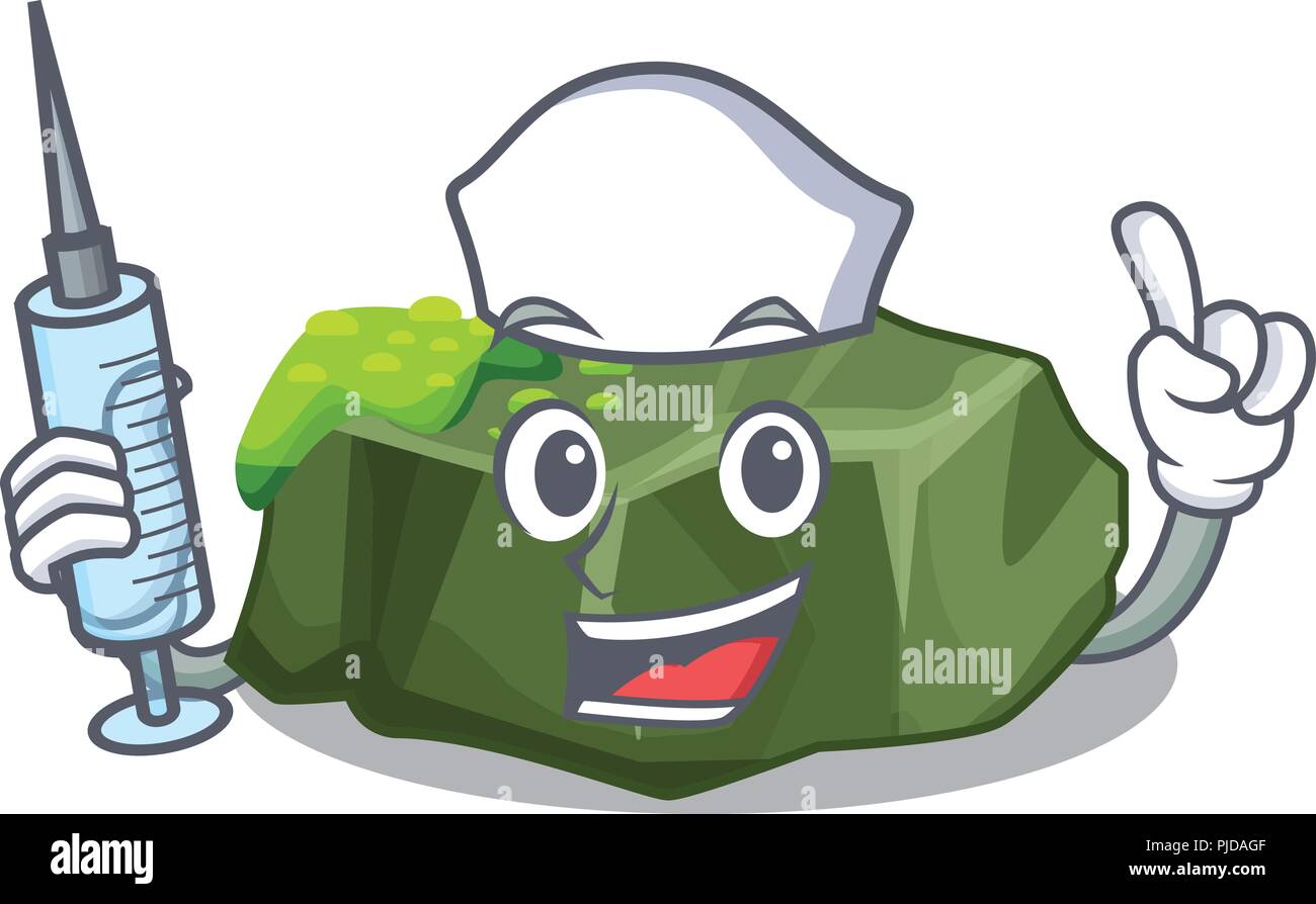 Nurse cartoon moss grow on sea rock Stock Vector Image & Art - Alamy