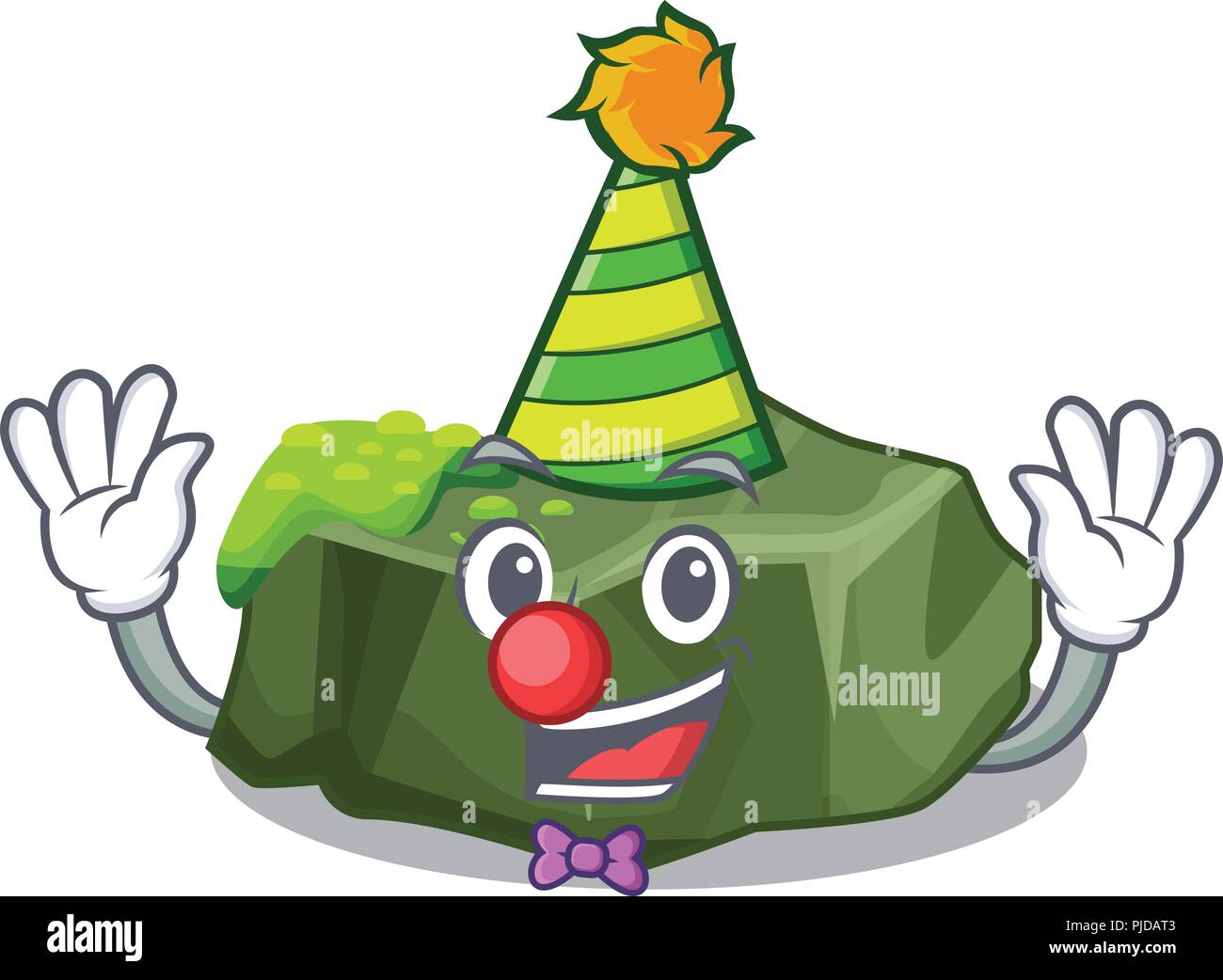 Lichen on the cliff Stock Vector Images - Alamy