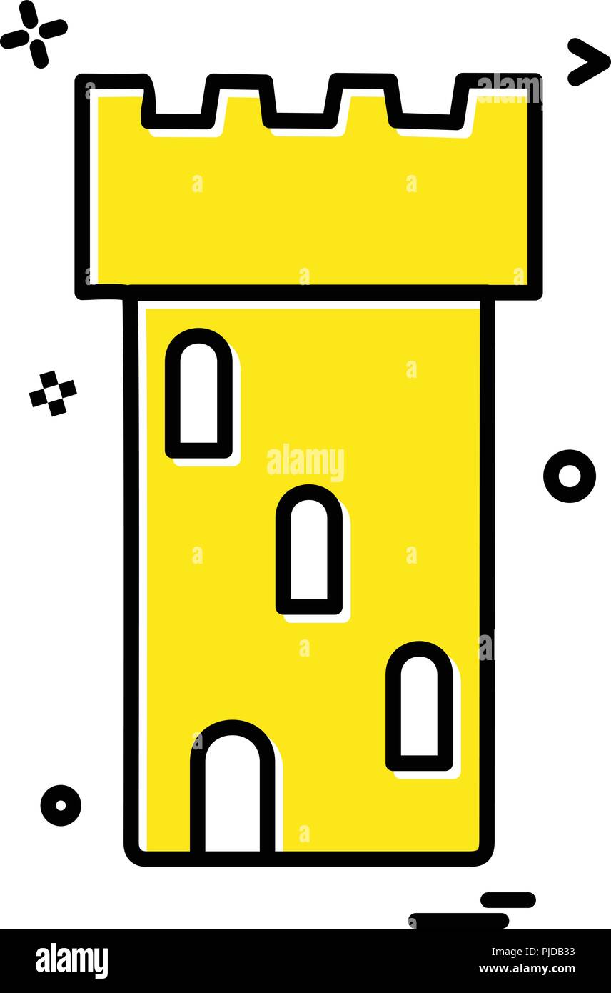 Fort icon design vector Stock Vector Image & Art - Alamy