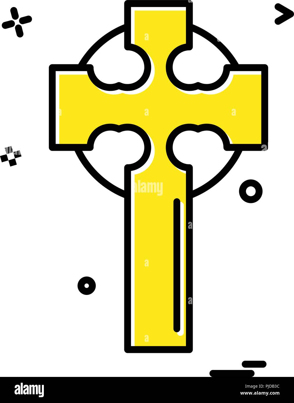 Cross icon design vector Stock Vector Image & Art - Alamy