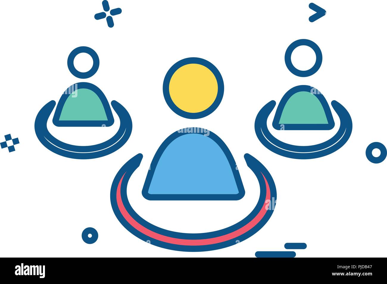 Group avatar icon design vector Stock Vector Image & Art - Alamy