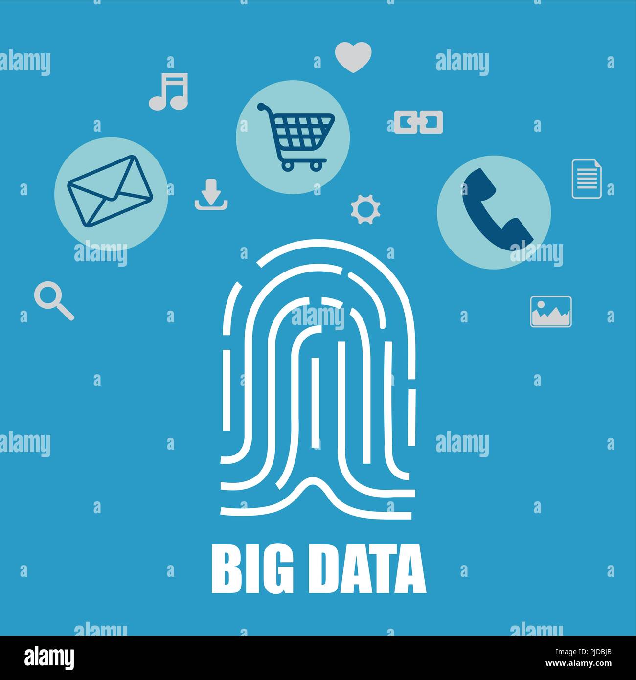 big data set icons vector illustration design Stock Vector Image & Art ...