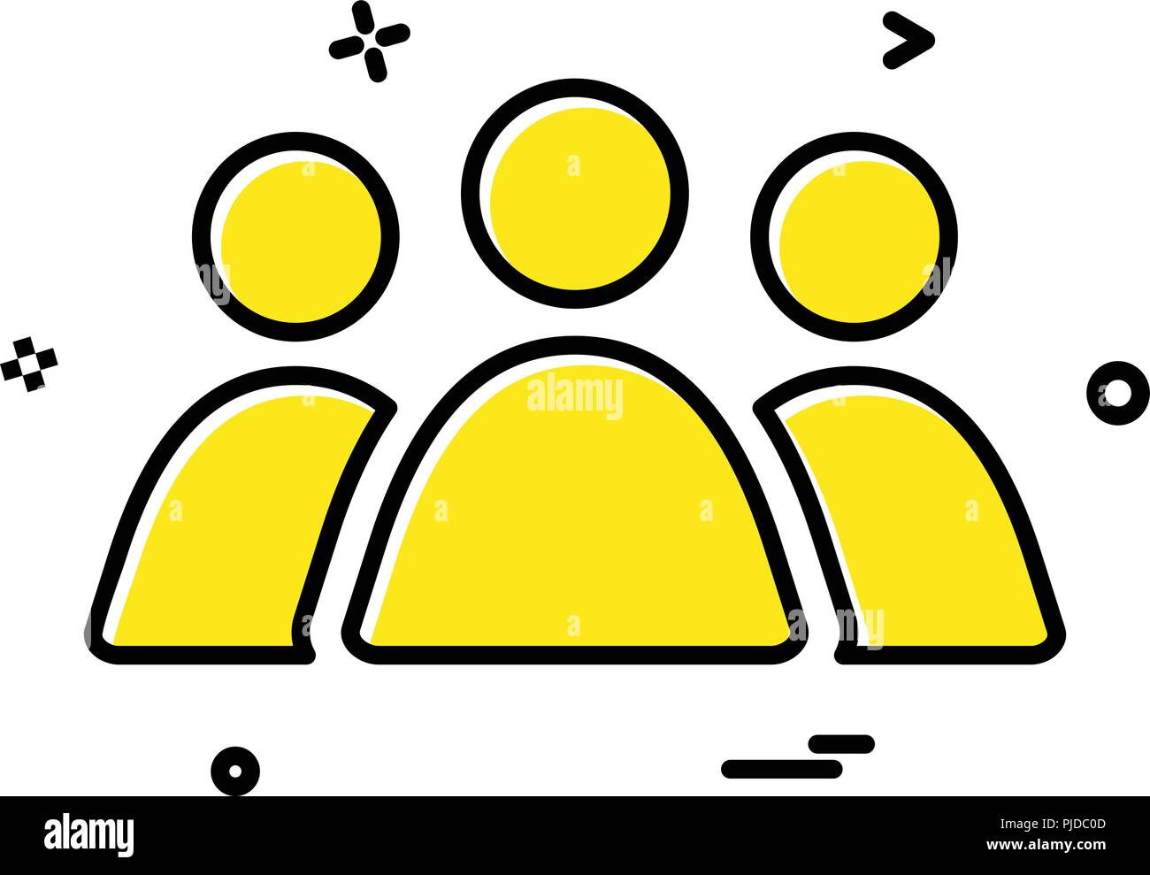 Group avatar icon design vector Stock Vector Image & Art - Alamy