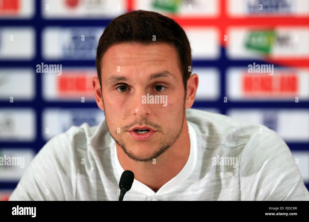 England's Alex McCarthy during a media day at St Georges' Park, Burton ...