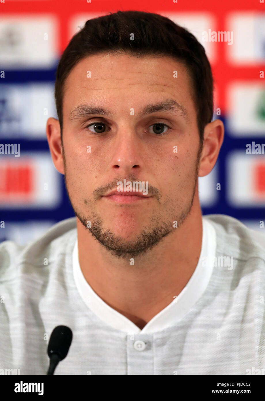 England's Alex McCarthy during a media day at St Georges' Park, Burton ...