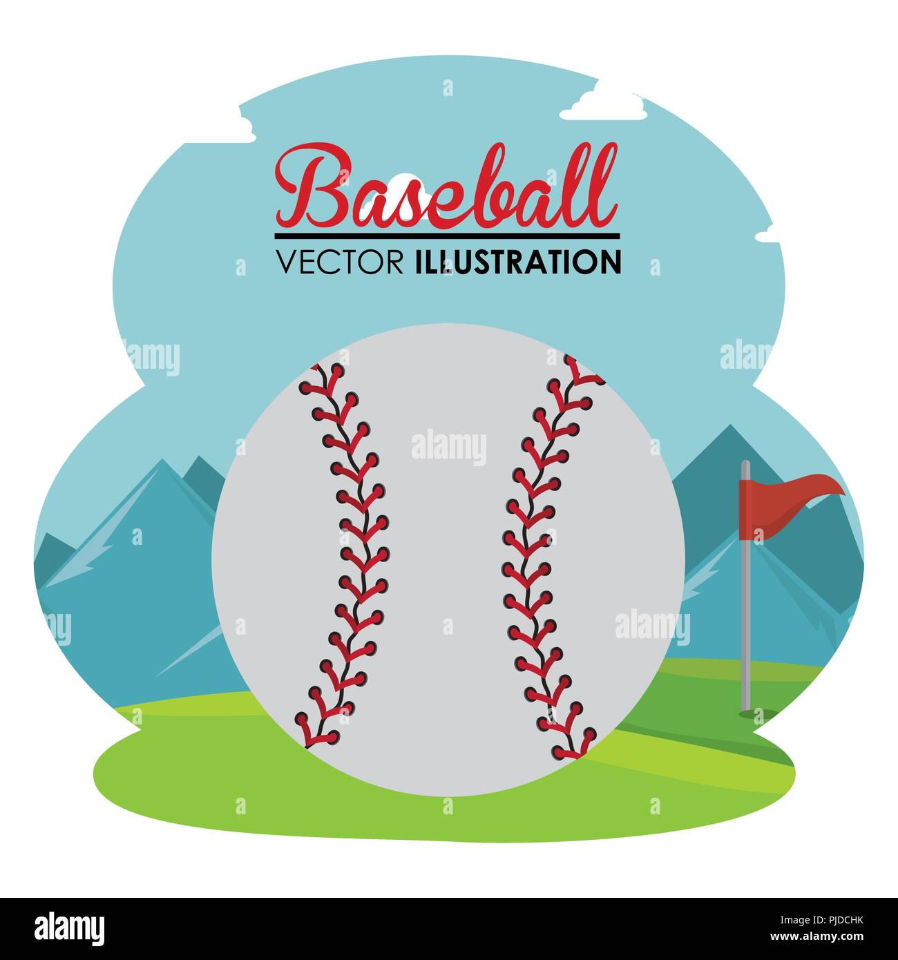 baseball sport ball icon vector illustration design Stock Vector Image ...