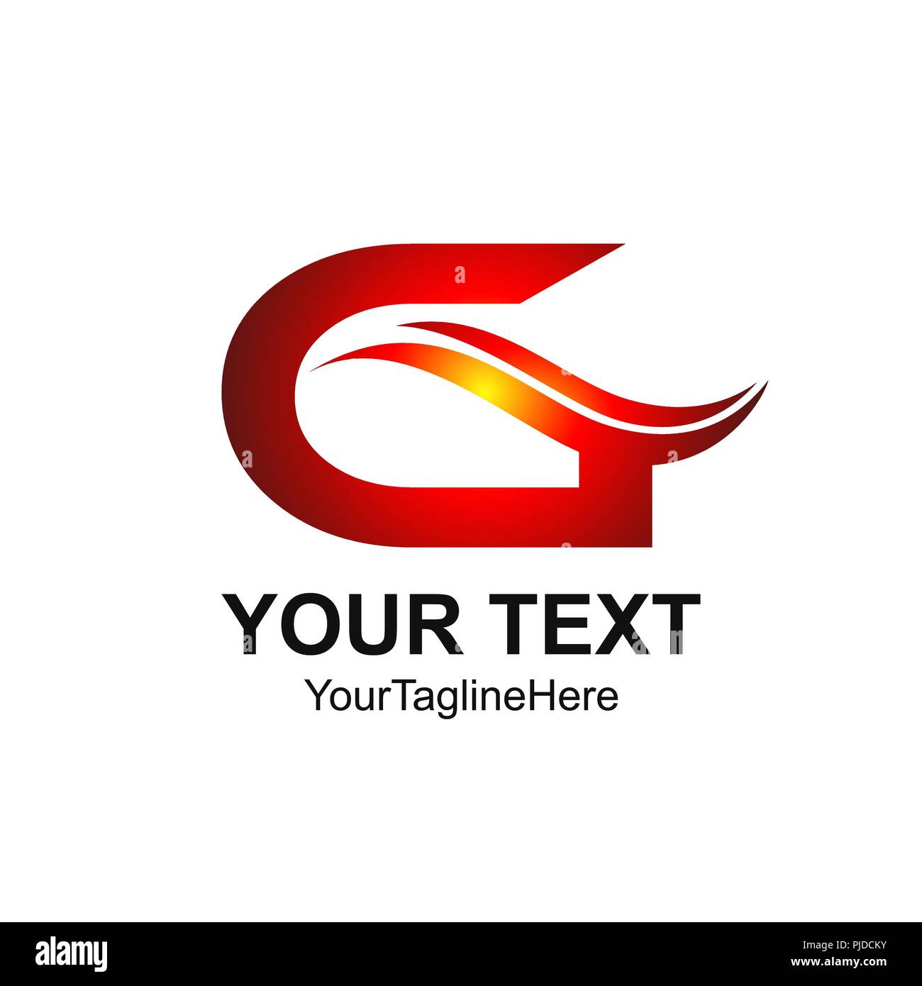 Red g letter logo hi-res stock photography and images - Alamy