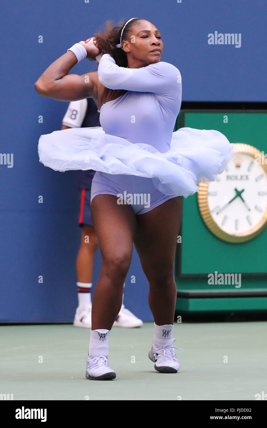 23-time Grand Slam champion Serena Williams in action during her 2018 ...