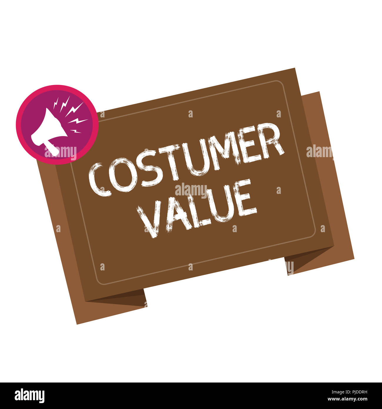 Conceptual hand writing showing Costumer Value. Business photo ...