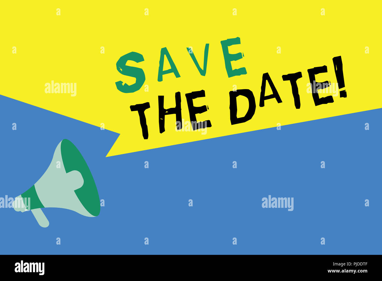 Word writing text Save The Date. Business concept for Remembering the schedule Mark the calendar ...