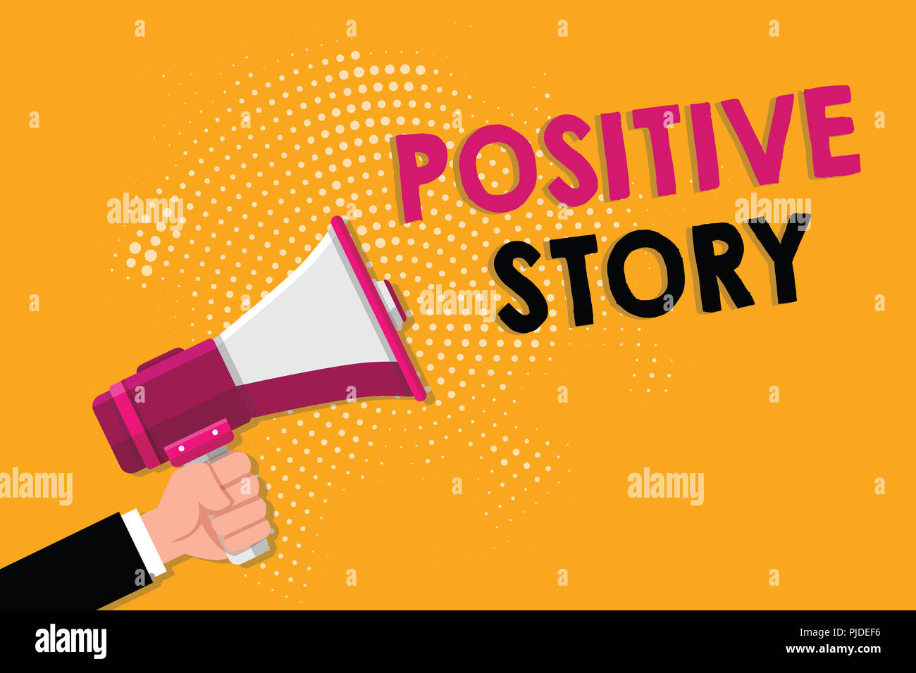 Word writing text Positive Story. Business concept for Meaningful and ...