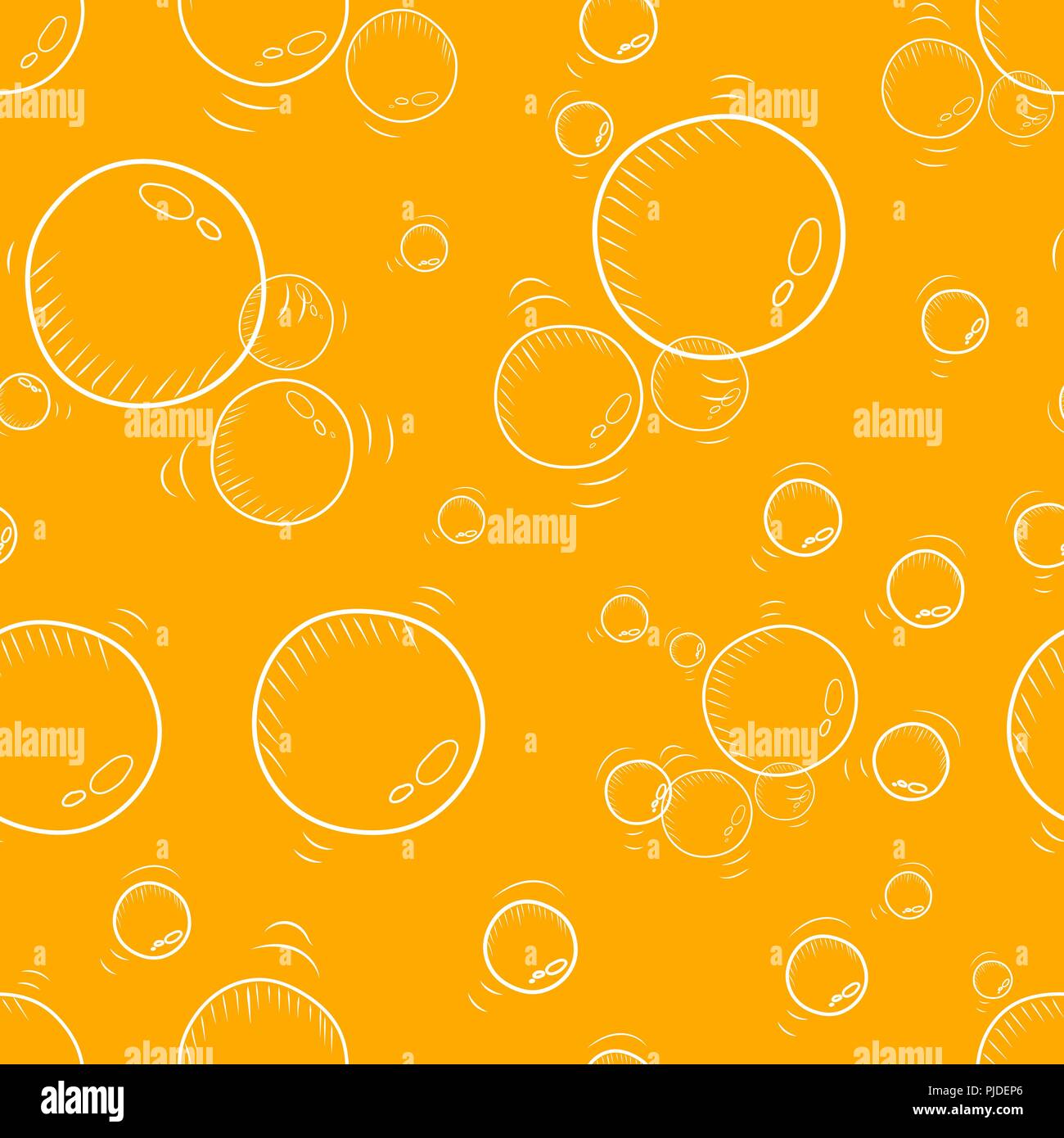 Seamless repeating background from different sized bubbles Stock Vector ...