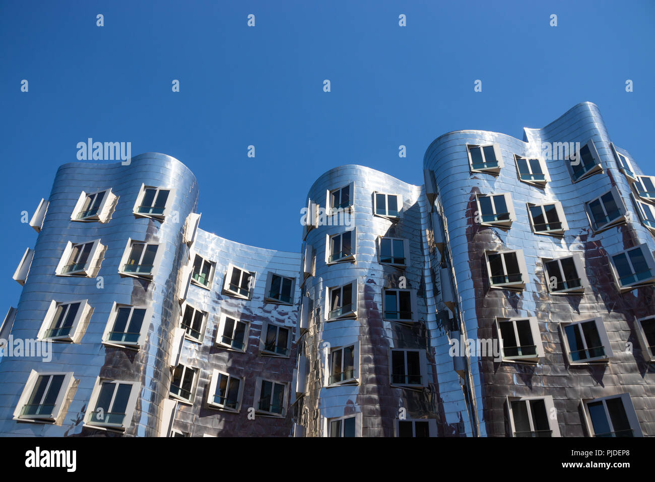 The Gehry Buildings Duesseldorf, North Rhine-Westphalia, Germany Stock ...