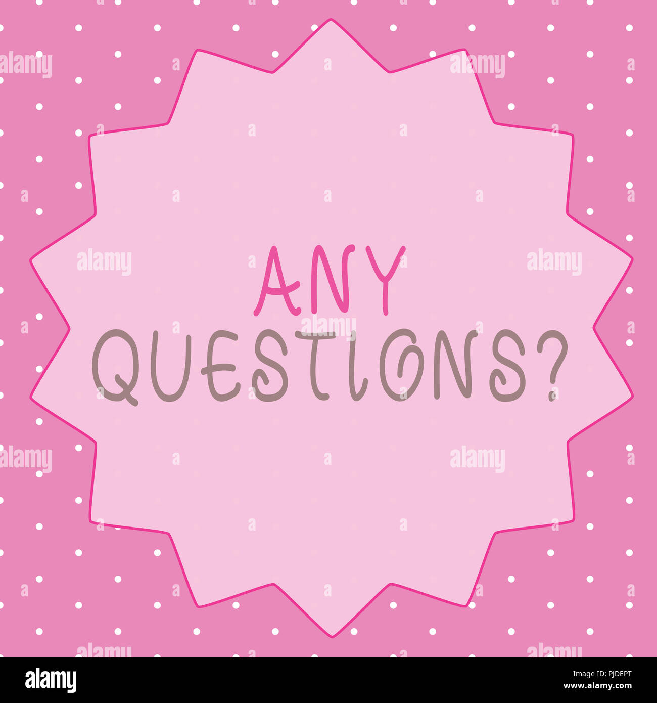 Writing note showing Any Questions question. Business photo showcasing ...