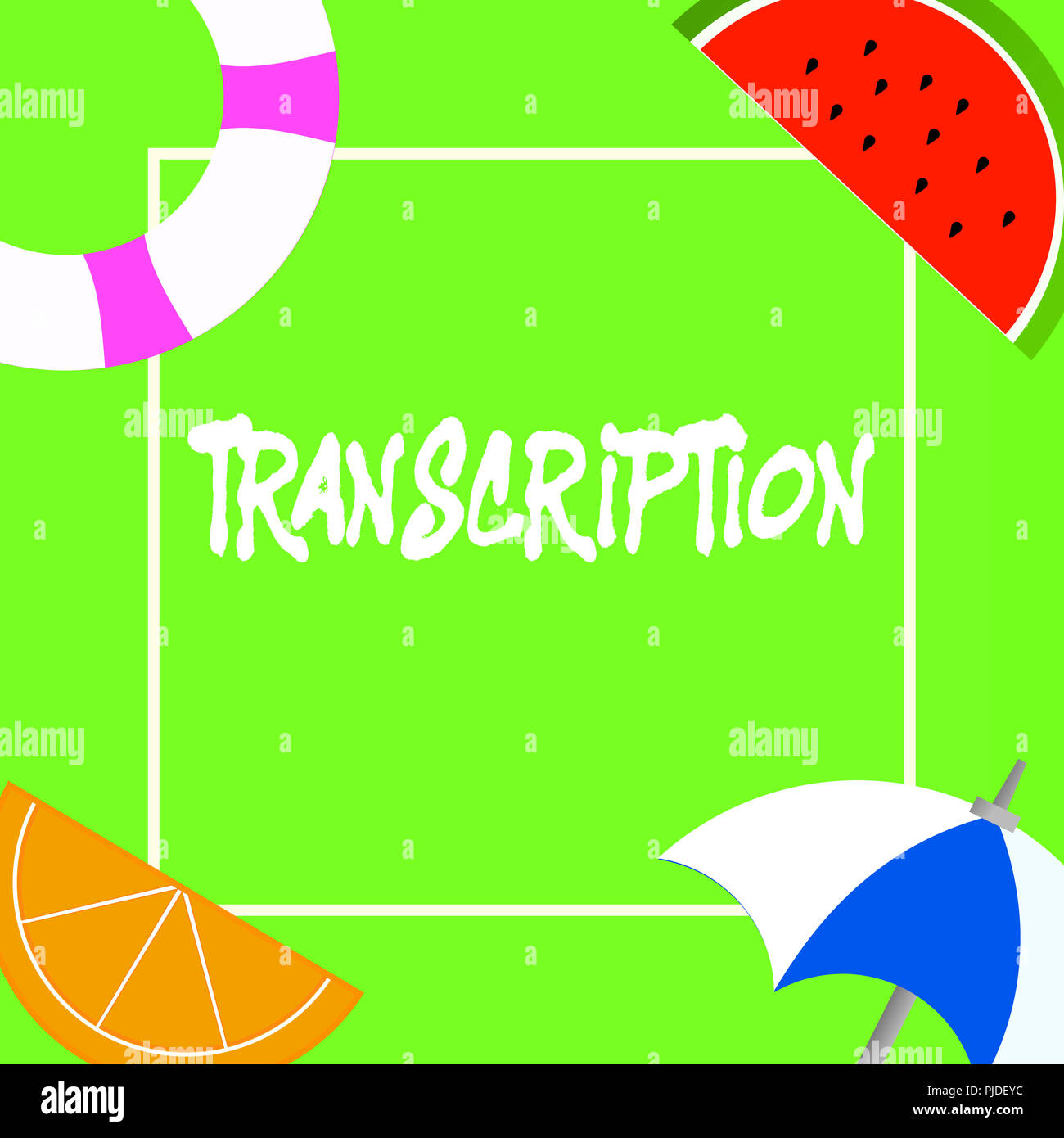 Text sign showing Transcription. Conceptual photo Written or printed ...