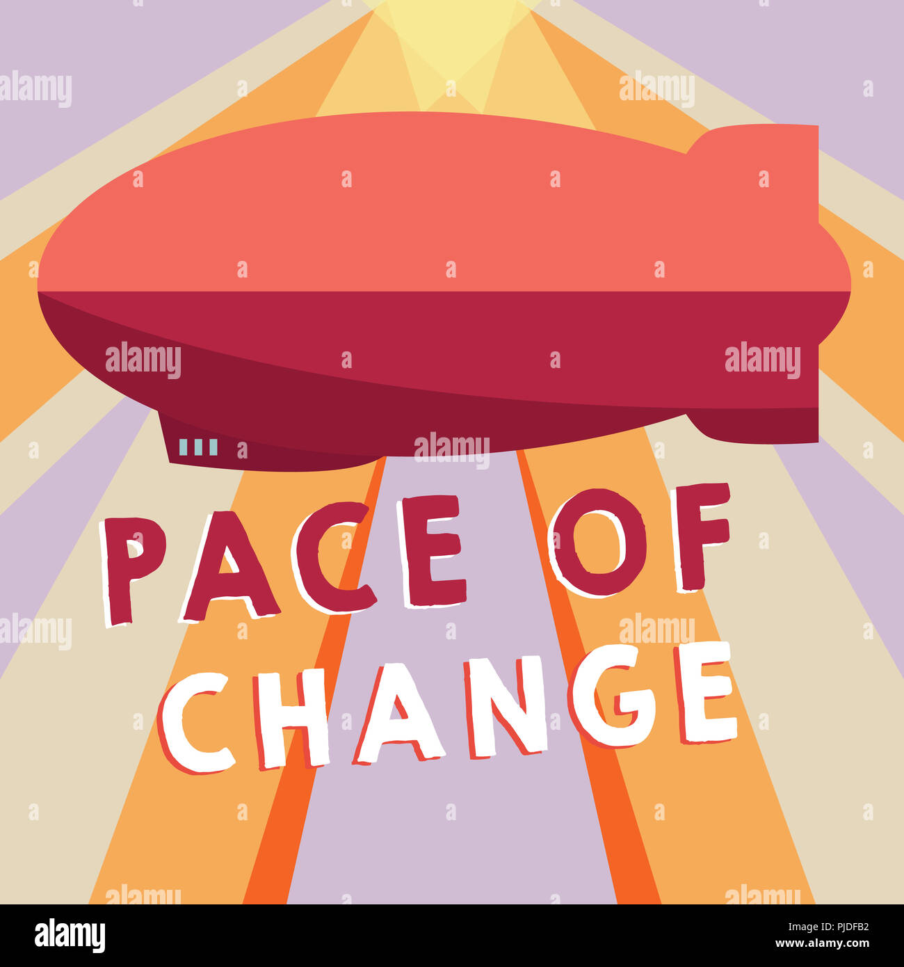 Conceptual hand writing showing Pace Of Change. Business photo ...