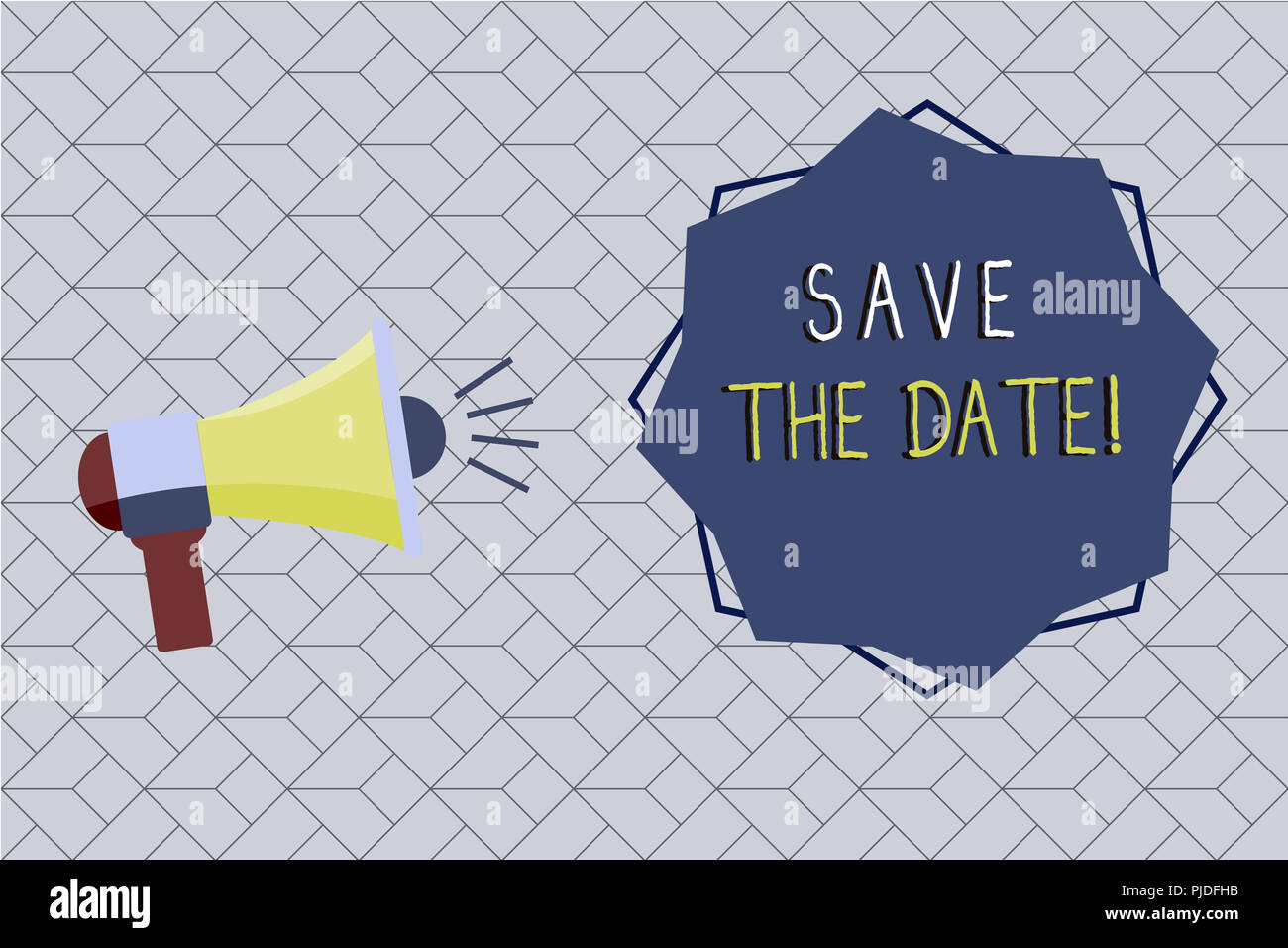Word writing text Save The Date. Business concept for Remembering the schedule Mark the calendar ...