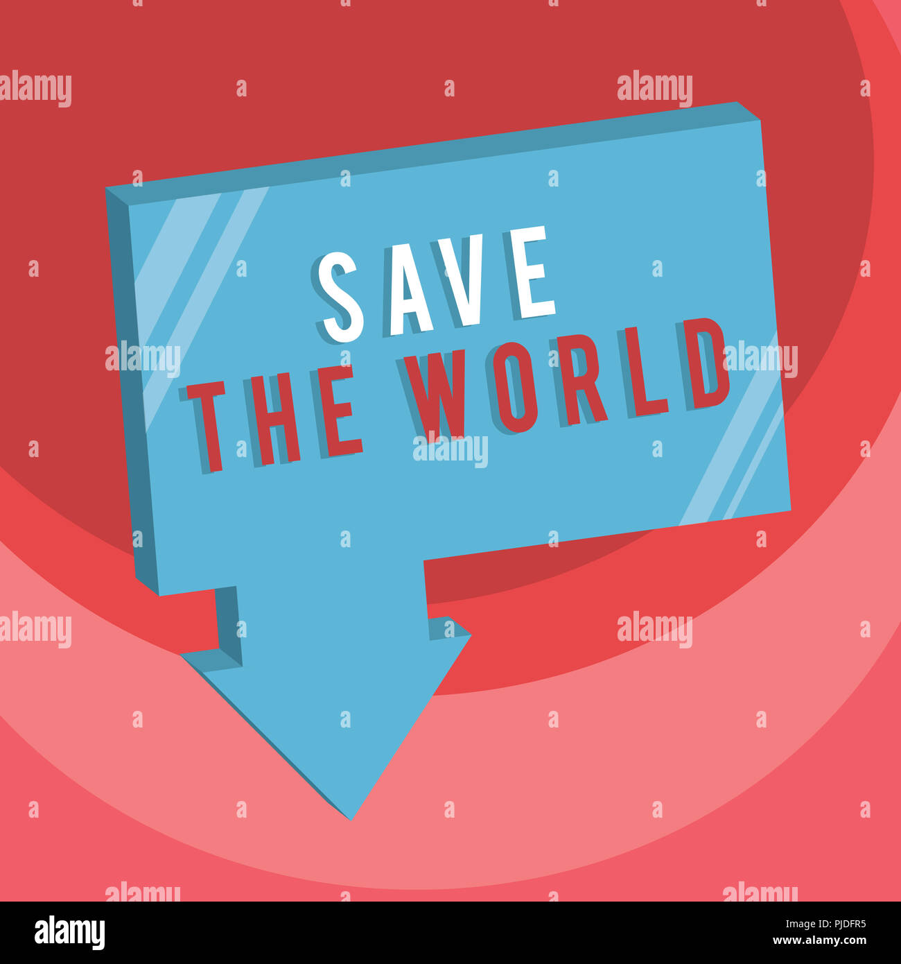 Handwriting text writing Save The World. Concept meaning Protect the ...