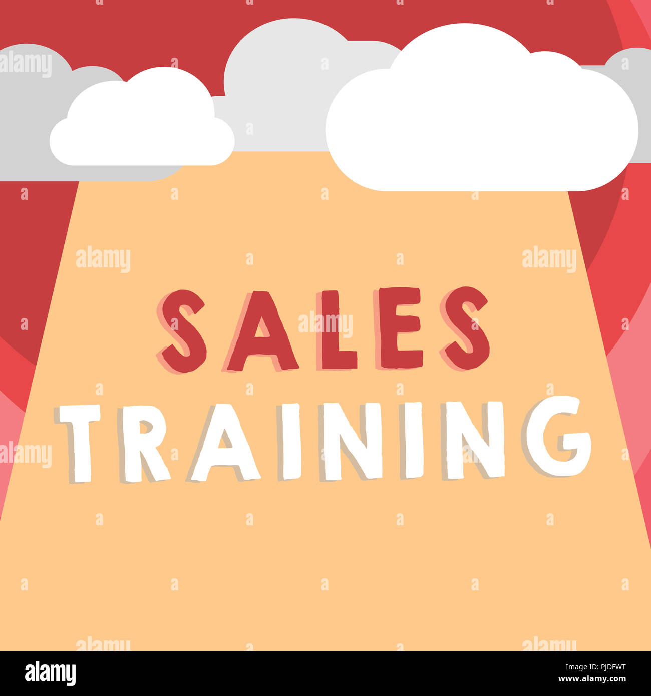 Handwriting text writing Sales Training. Concept meaning Action Selling ...