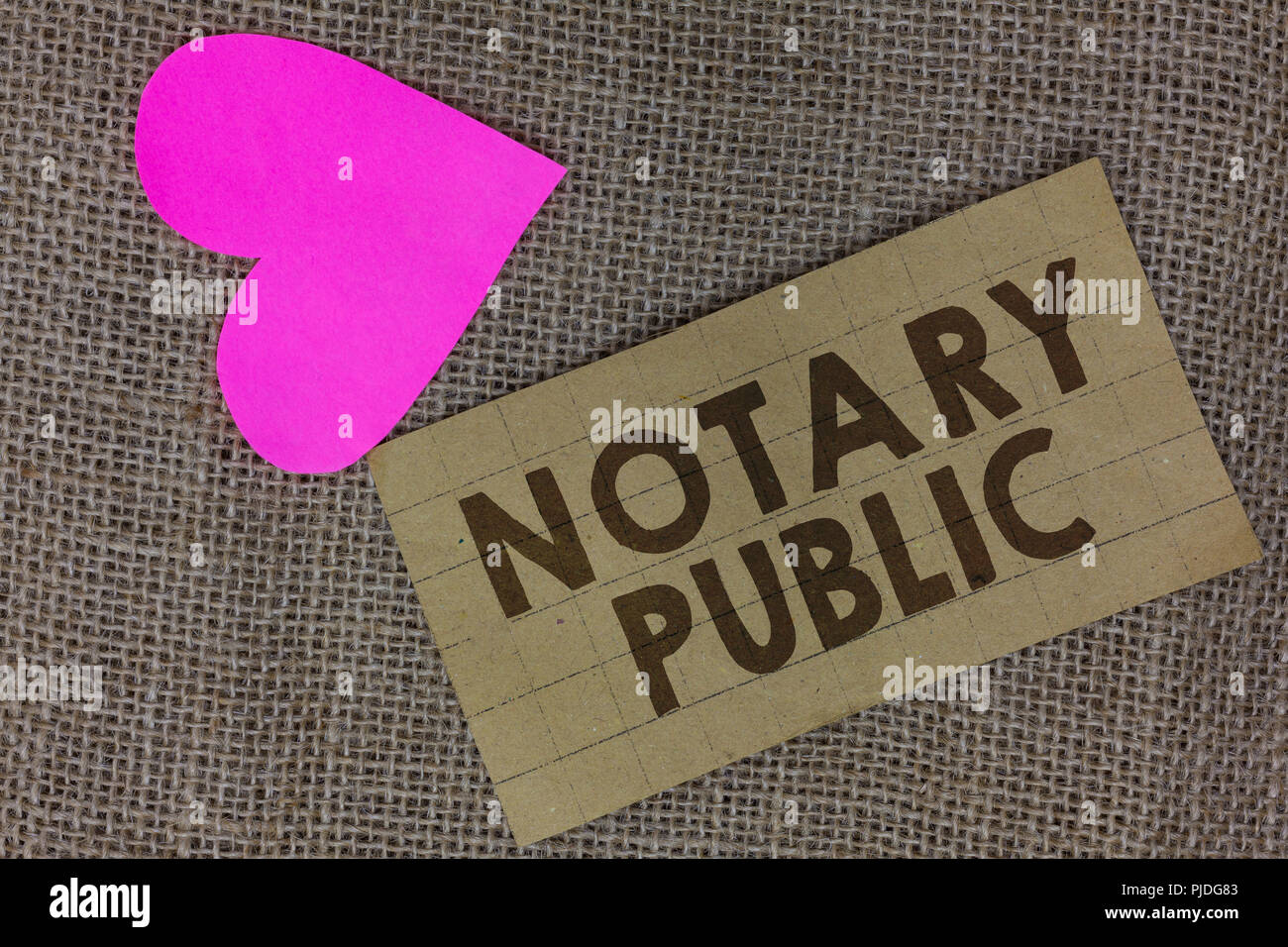 Word writing text Notary Public. Business concept for Legality ...