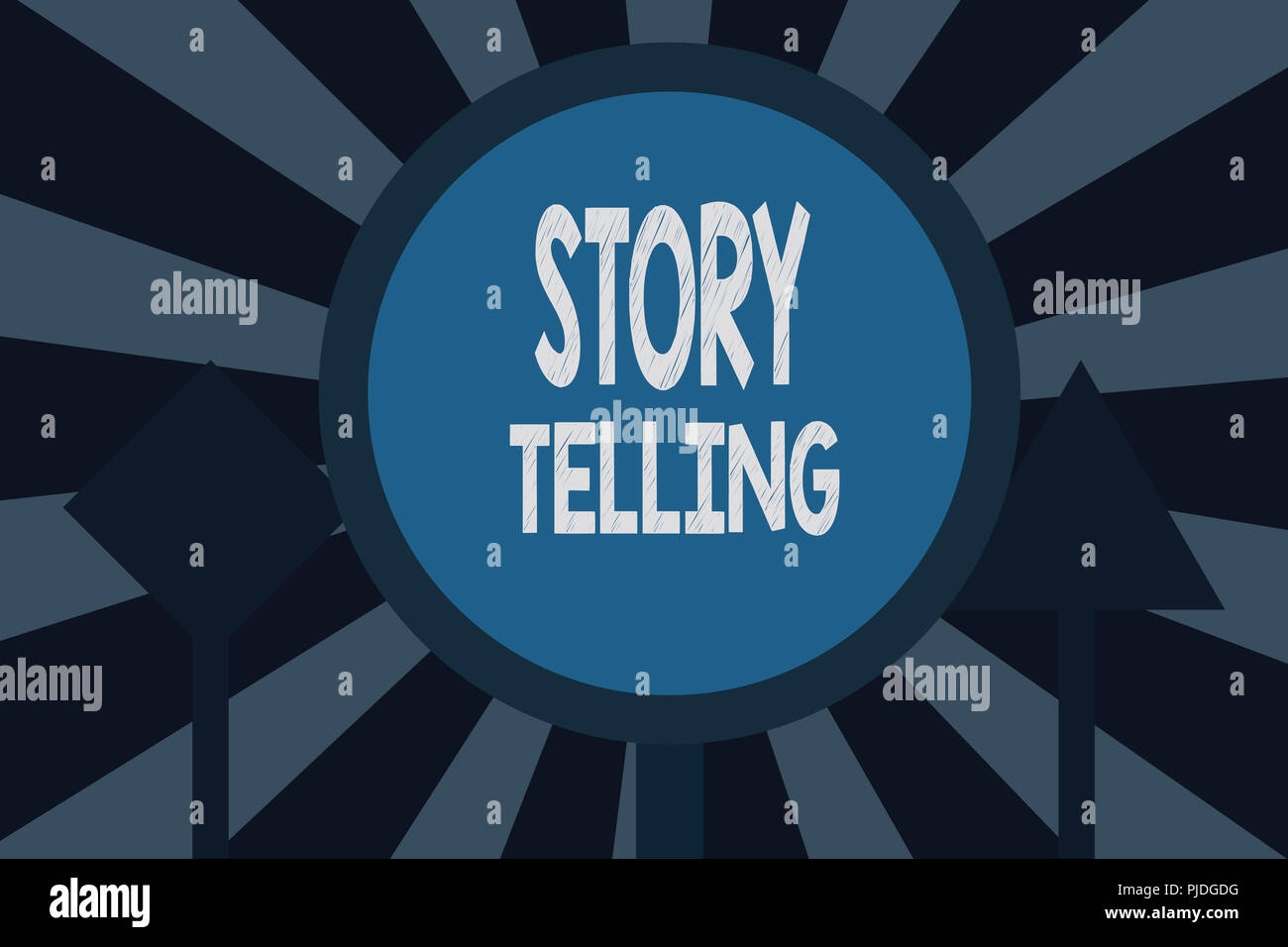 Text sign showing Story Telling. Conceptual photo social and cultural ...