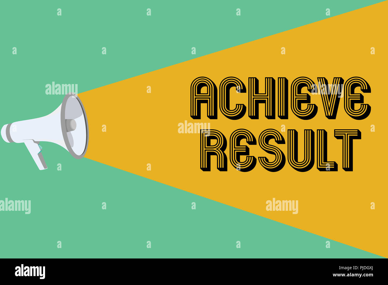 Conceptual hand writing showing Achieve Result. Business photo ...
