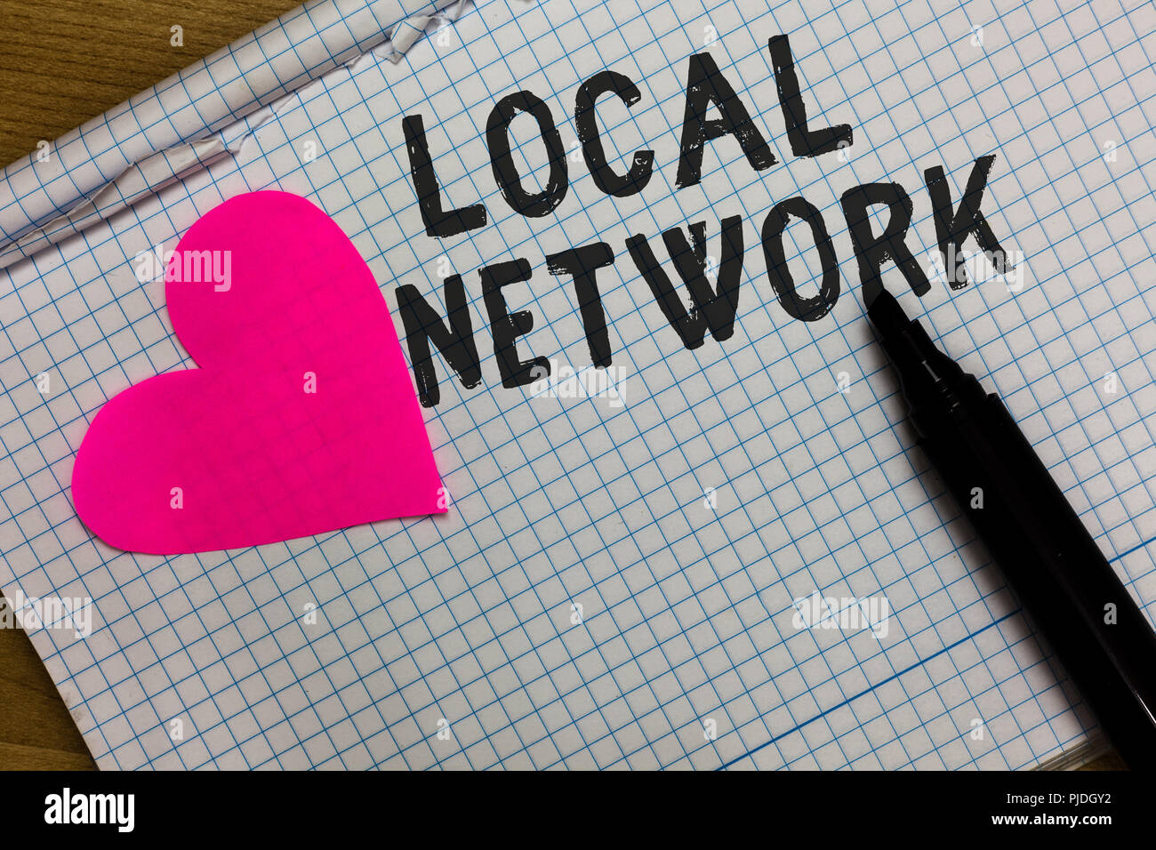 Text sign showing Local Network. Conceptual photo Intranet LAN Radio ...