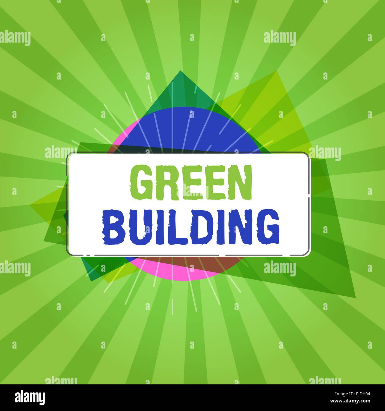 Handwriting text writing Green Building. Concept meaning A structure ...