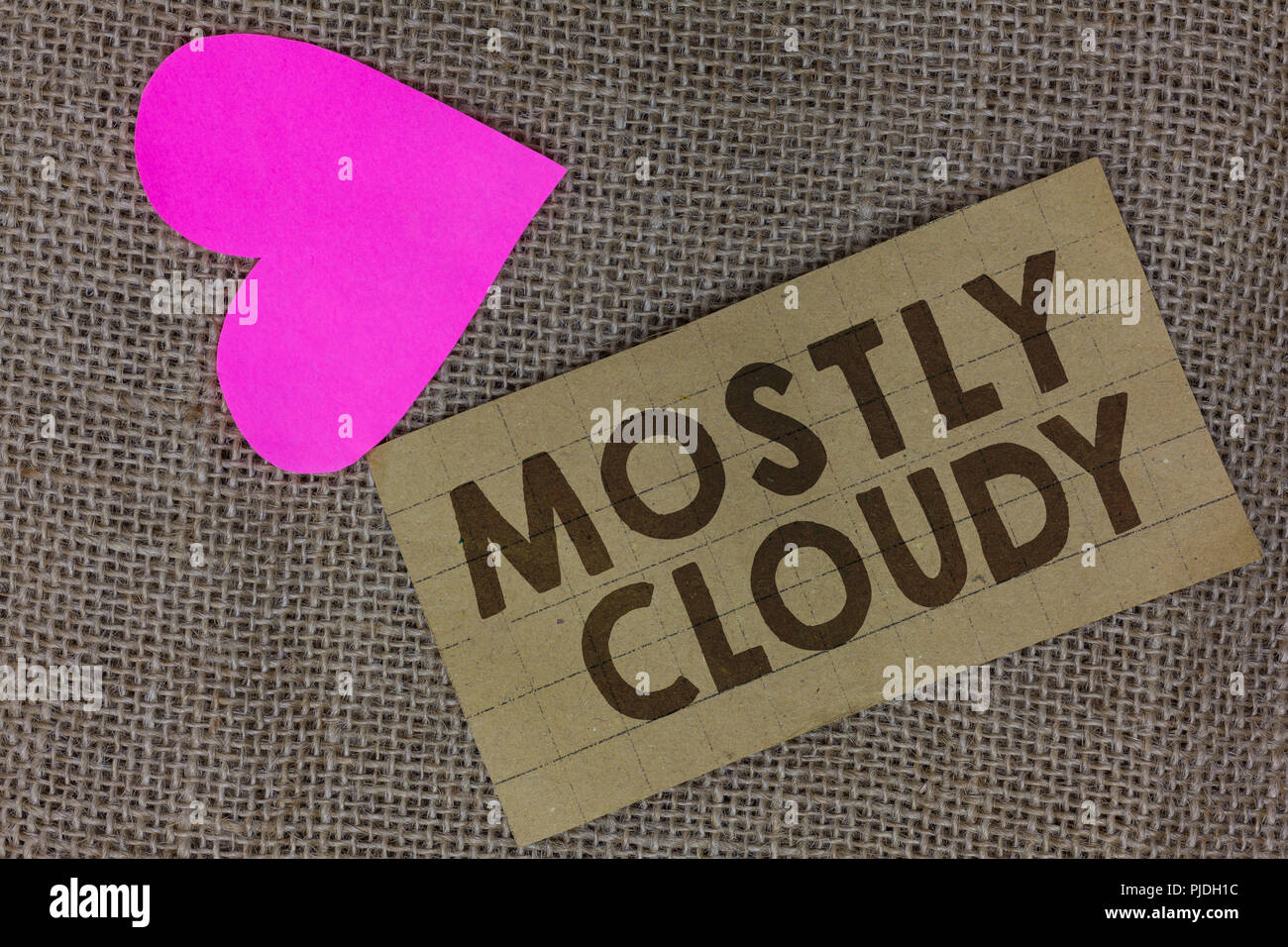 Word writing text Mostly Cloudy. Business concept for Shadowy Vaporous ...