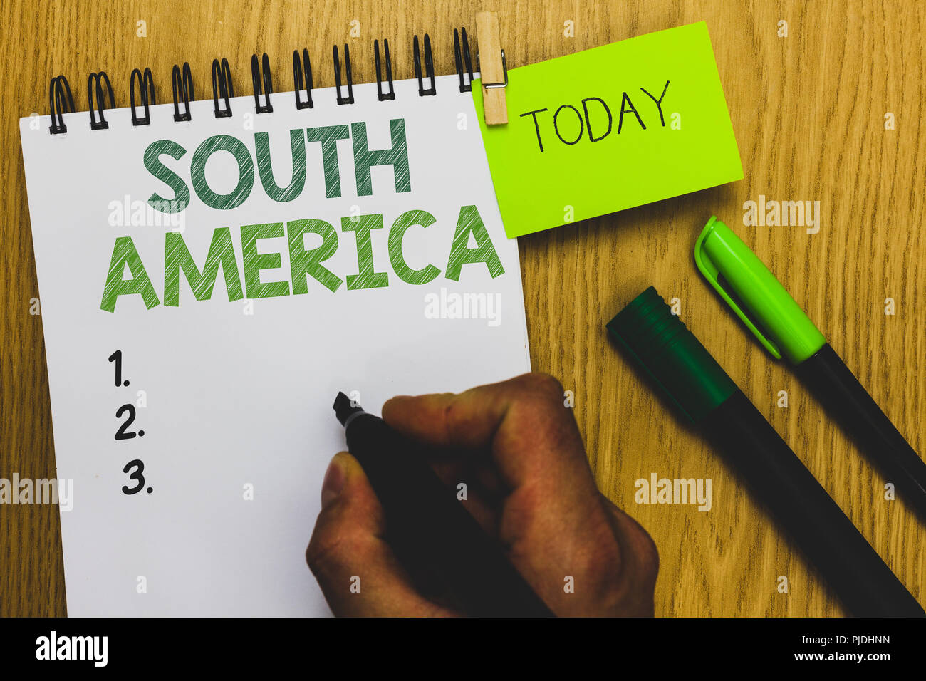 Word writing text South America. Business concept for Continent in ...