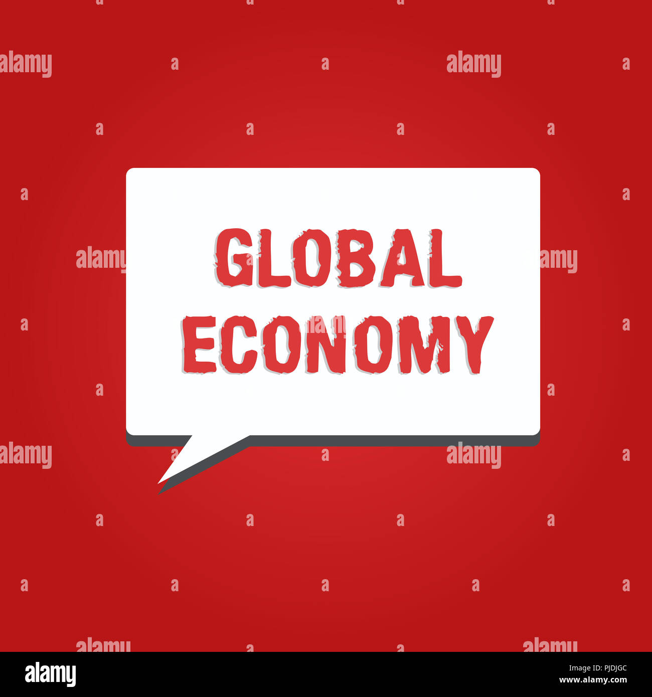 Conceptual hand writing showing Global Economy. Business photo ...