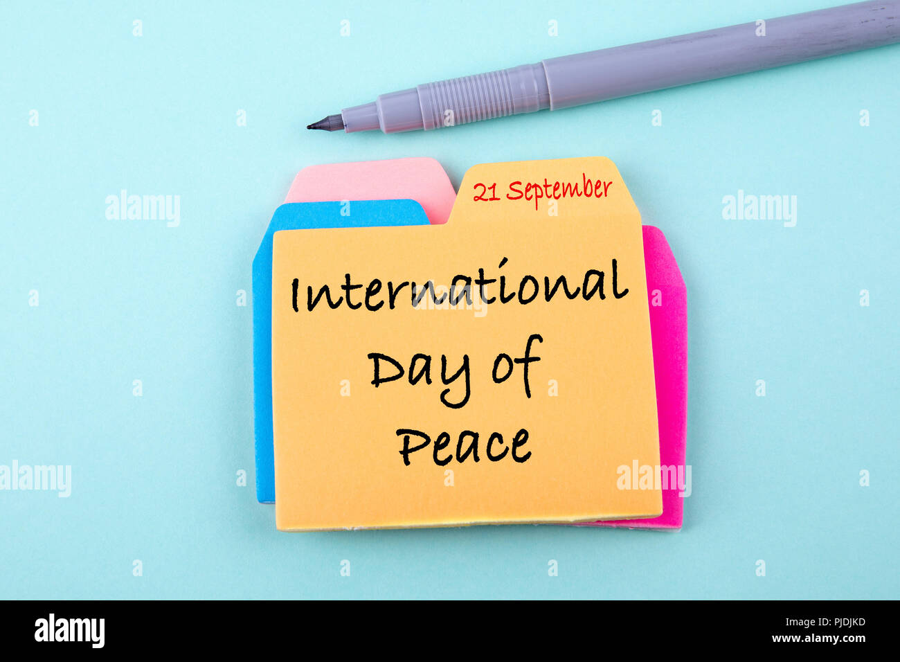 International Day of Peace 21 September Stock Photo - Alamy